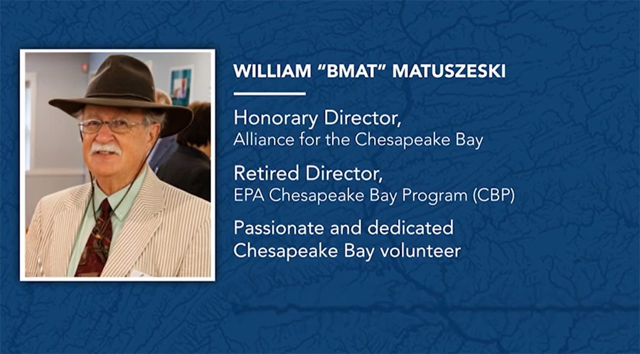 50 Stories: Interview with William Matuszeski (BMAT) - Alliance for the ...